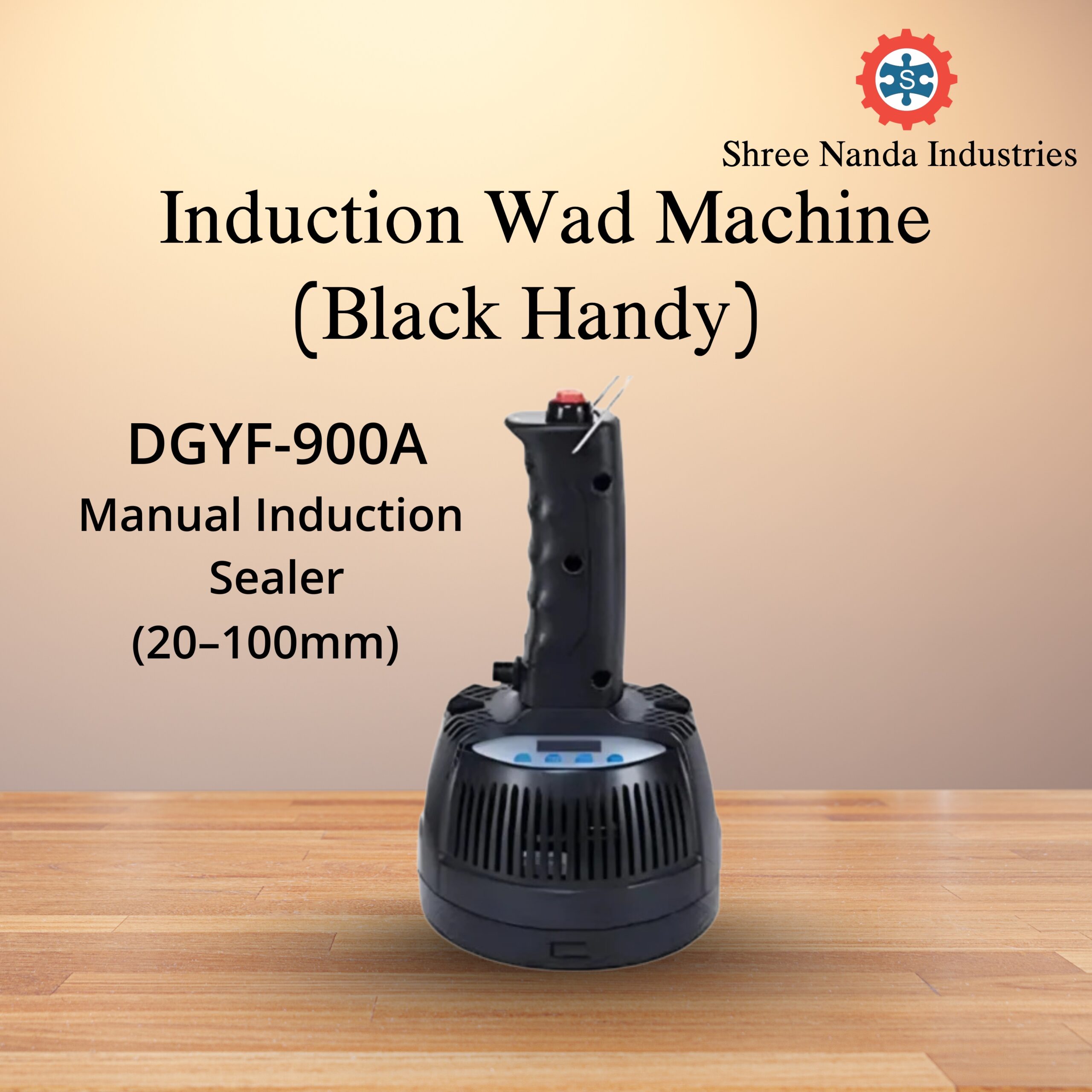 Induction Wad Machine (Black Handy) – DGYF-900A Manual Induction Sealer ...